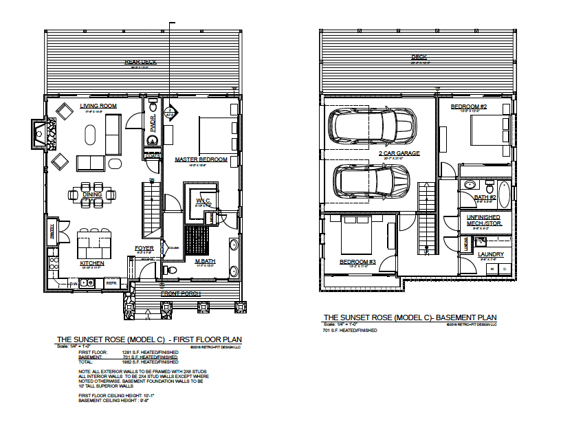 the-sunset-floor-plan | Living Stone Construction - Custom Home Builders