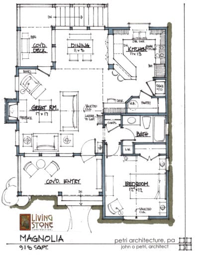 The Magnolia - Living Stone Design + Build